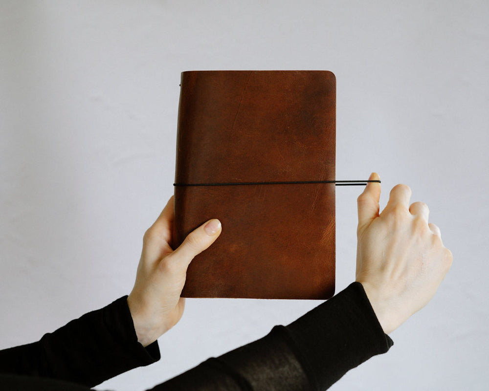 Personalized Luxury Handbound Leather Journals & Vow Books – Forest Nine