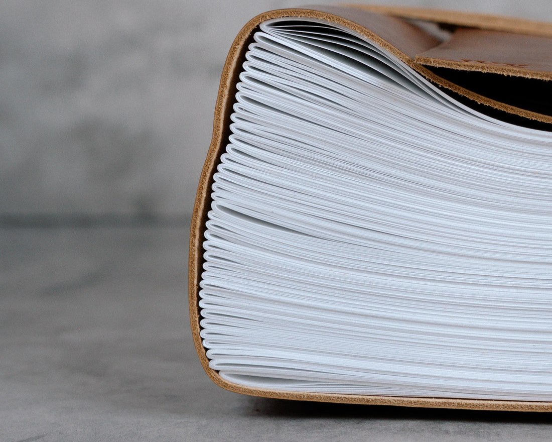 Personalized Luxury Handbound Leather Journals & Vow Books – Forest Nine